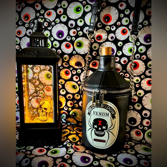 Bags | Black Widow Venom Bottle Purse | Poshmark